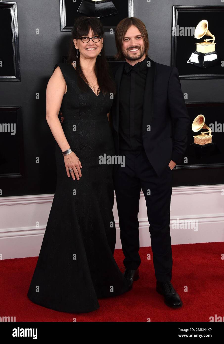 Paula DuPre Pesmen, left, and Alan Hicks arrive at the 61st annual ...