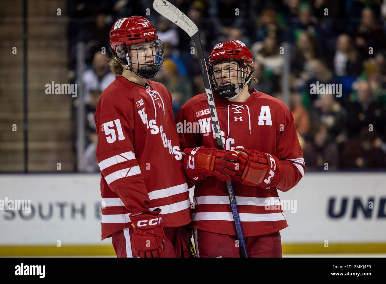 27. Januar 2023: Wisconsin Forward Cruz Lucius (51) und Wisconsin ...