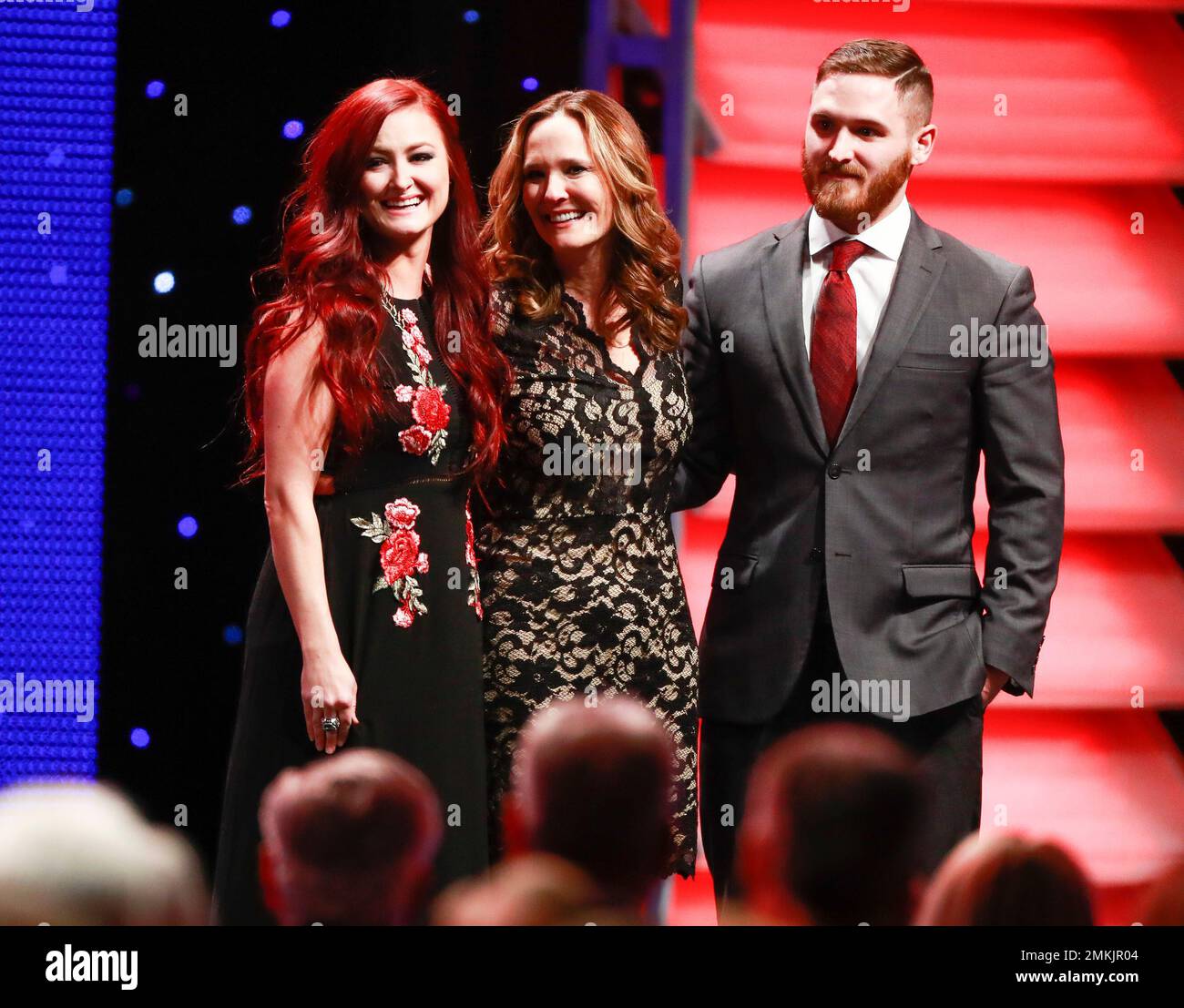 Former NASCAR driver Davey Allison's family from left to right ...