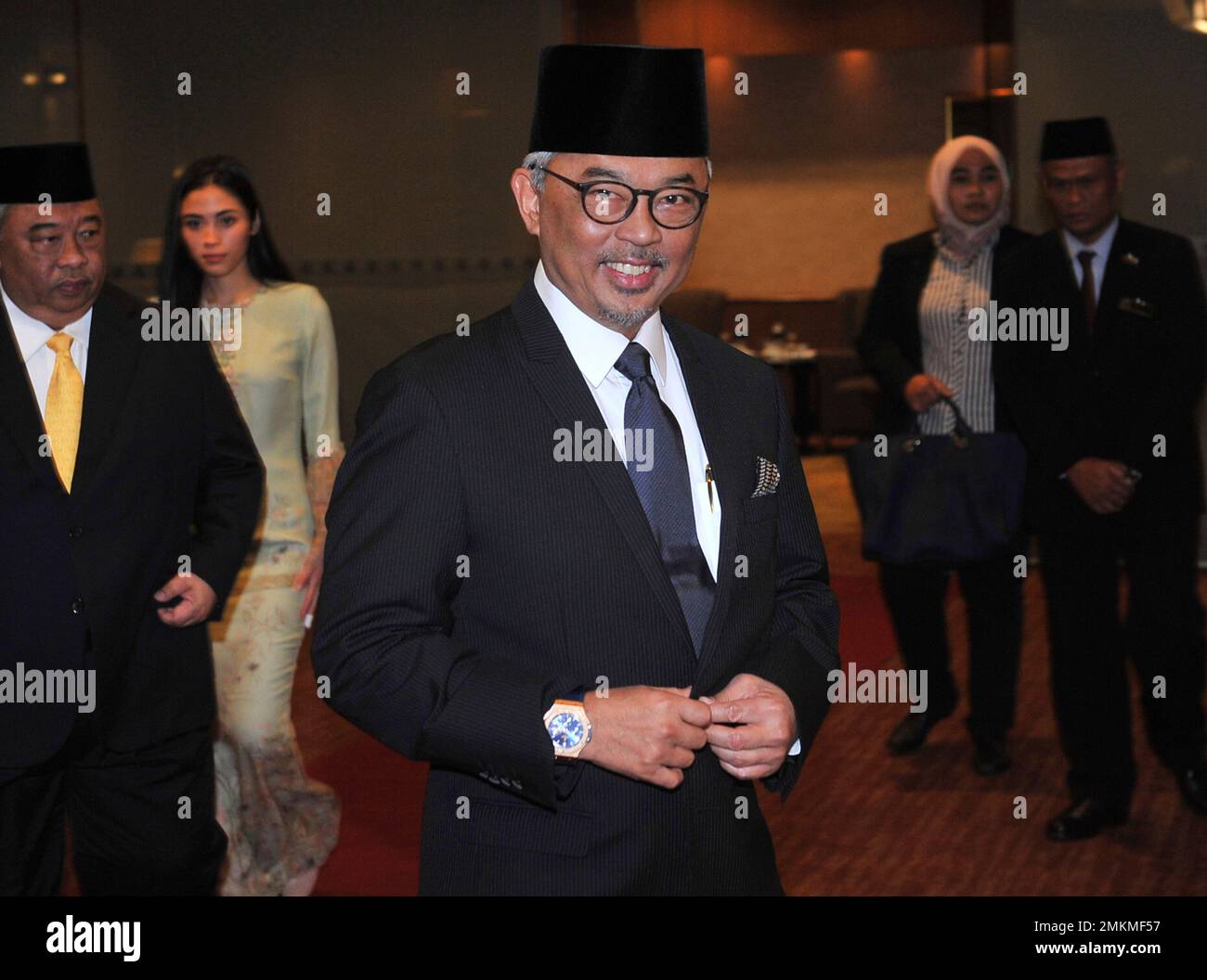 FILE- In this Jan. 11, 2019, file photo, Pahang state Crown Prince ...