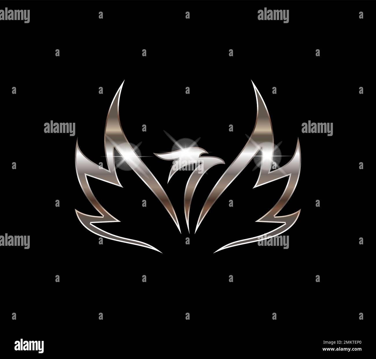 Silber bird Stock-Vektorgrafiken kaufen - Alamy