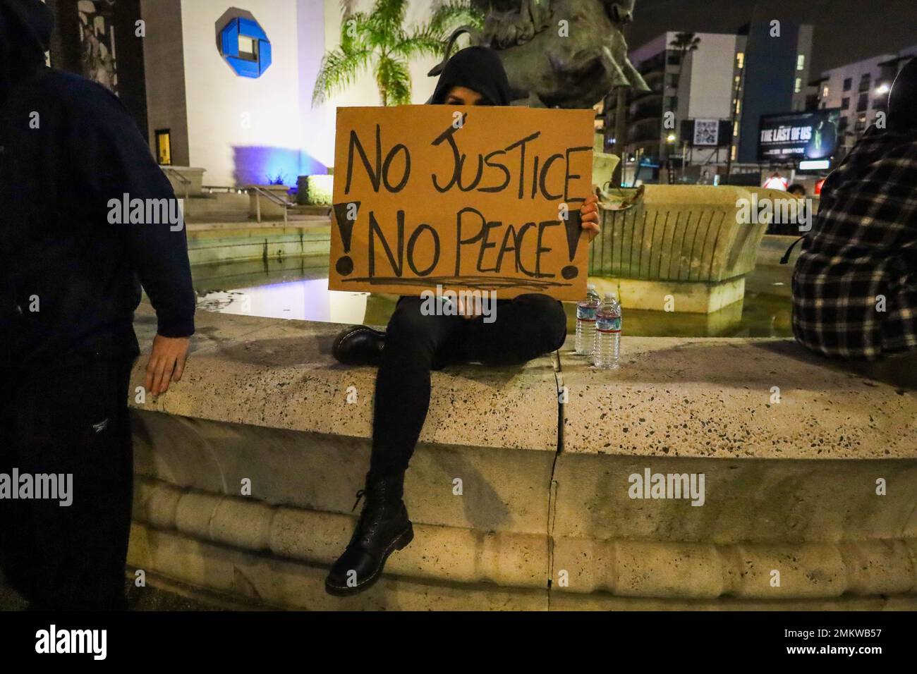 Hollywood, Kalifornien, USA. 28. Januar 2023. Kein "Gerechtigkeit, kein ...