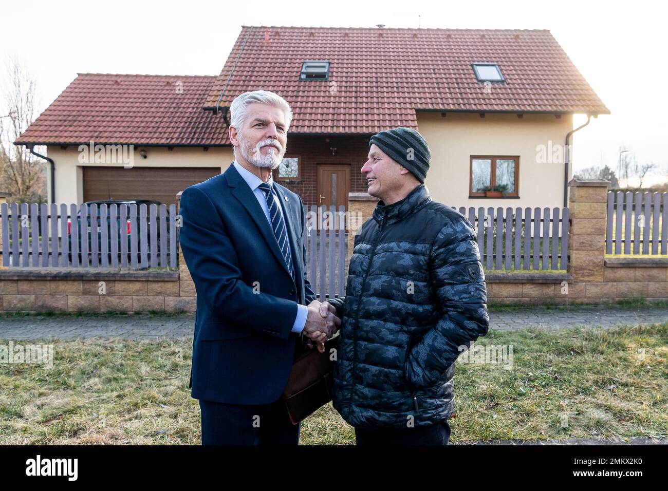 Cernoucek, Tschechische Republik. 29. Januar 2023. Der tschechische Präsident wählt Petr Pavel ...