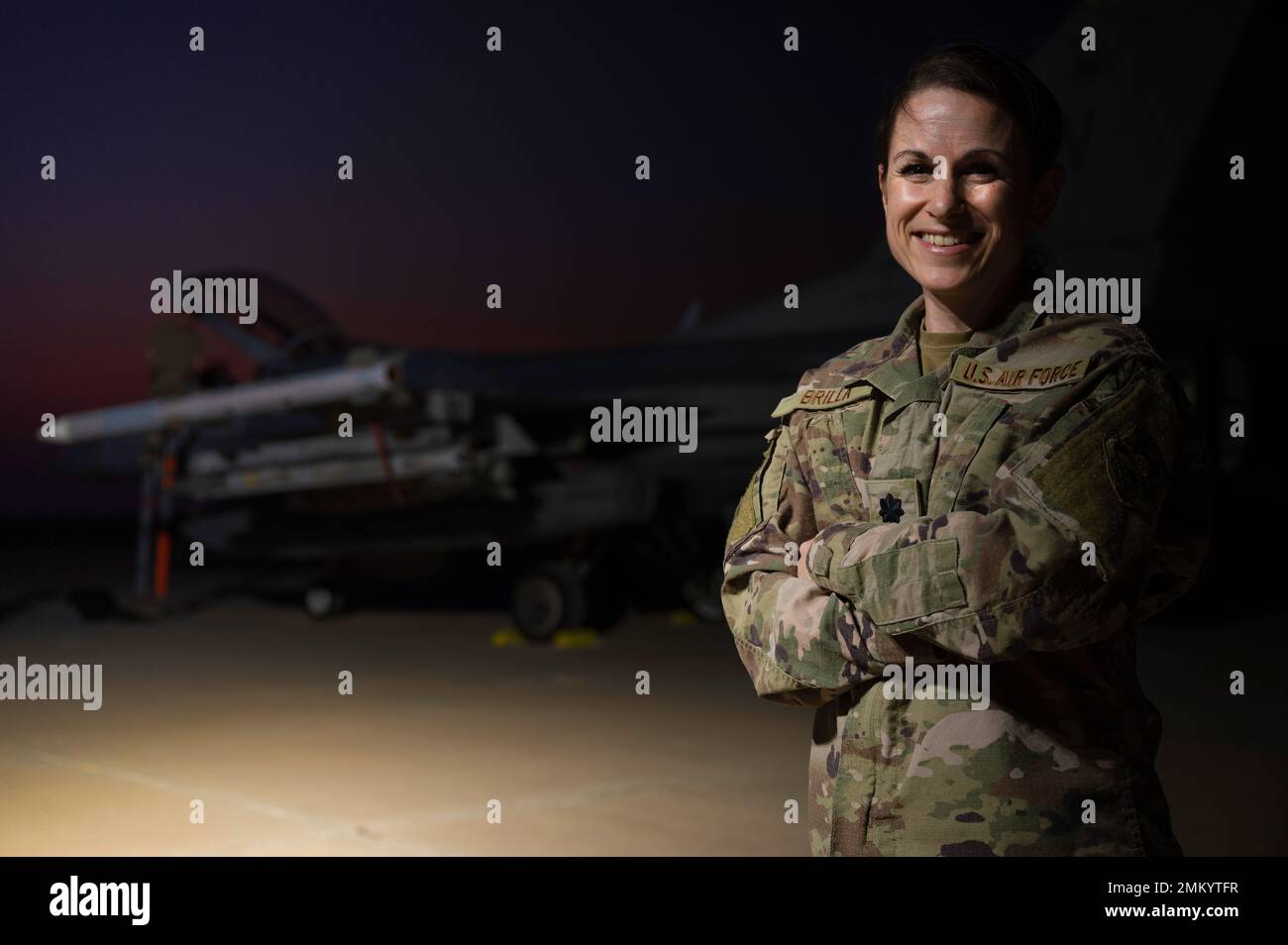 US Air Force LT. Col. Erin Brilla, 386. Air Expeditionary Wing/A5X ...