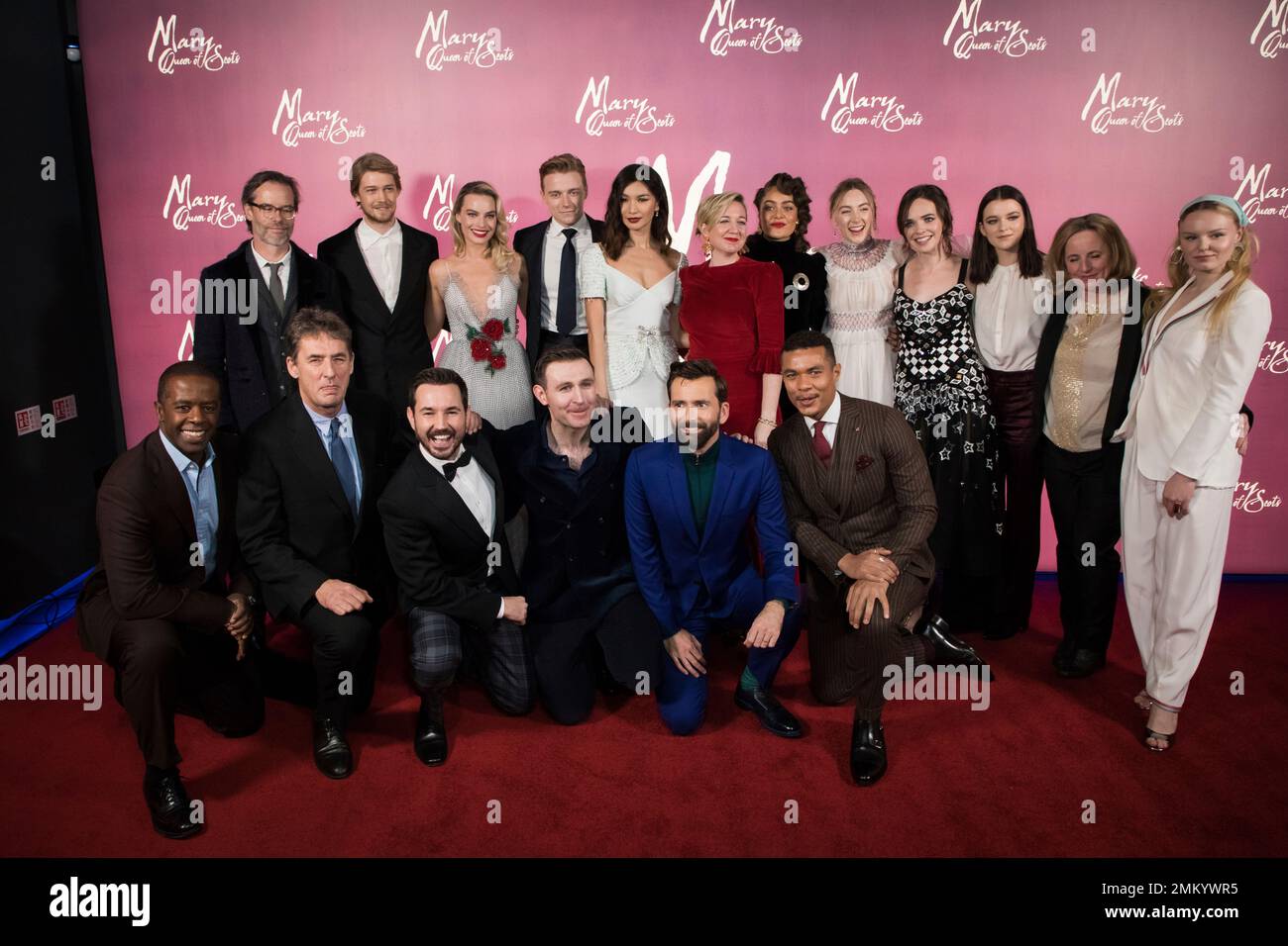 Adrian Lester, producer Tim Bevan, Martin Compston, James McArdle ...