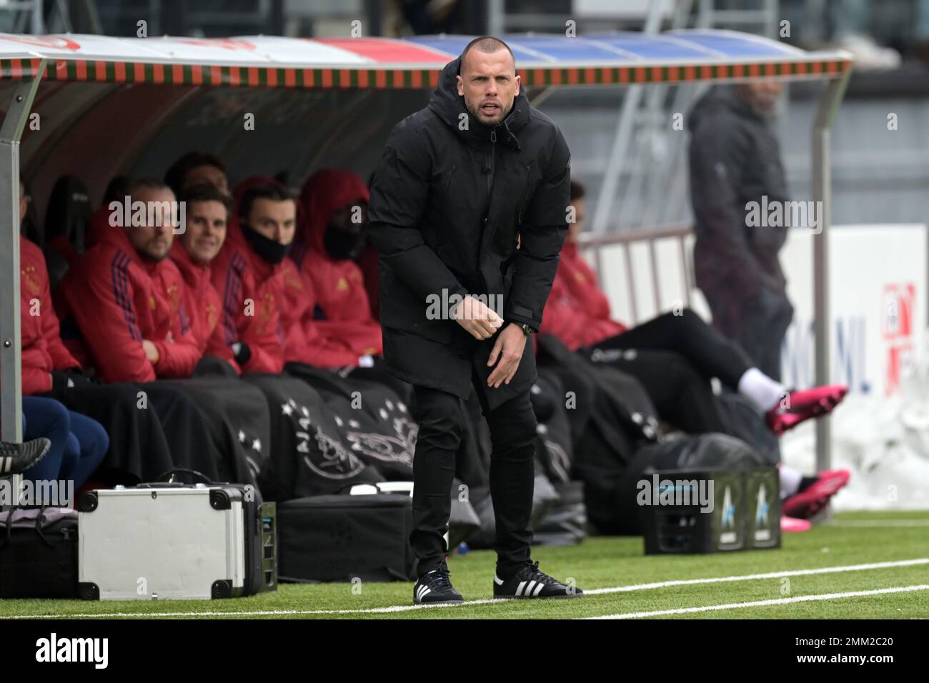 ROTTERDAM - Ajax Interimstrainer John Heitinga während des ...