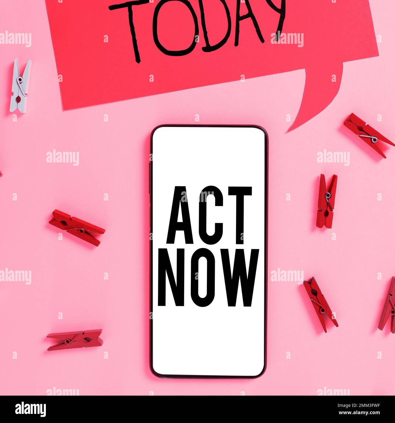 Konzeptionelle Beschriftung Jetzt handeln. Internet-Konzept zögern Sie ...