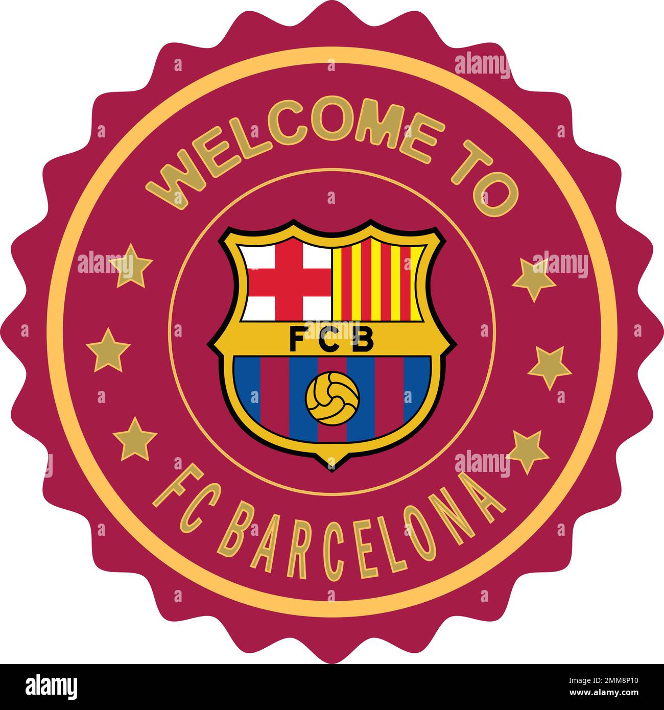 Barcelona fußballverein Stock-Vektorgrafiken kaufen - Alamy