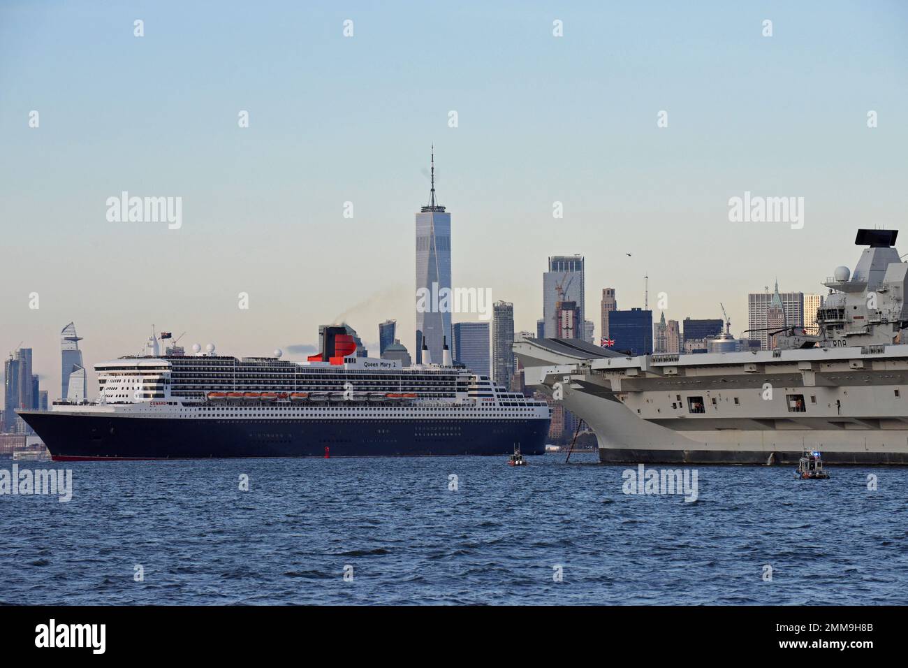 IMAGE DISTRIBUTED FOR CUNARD - Cunard's flagship ocean liner Queen Mary ...