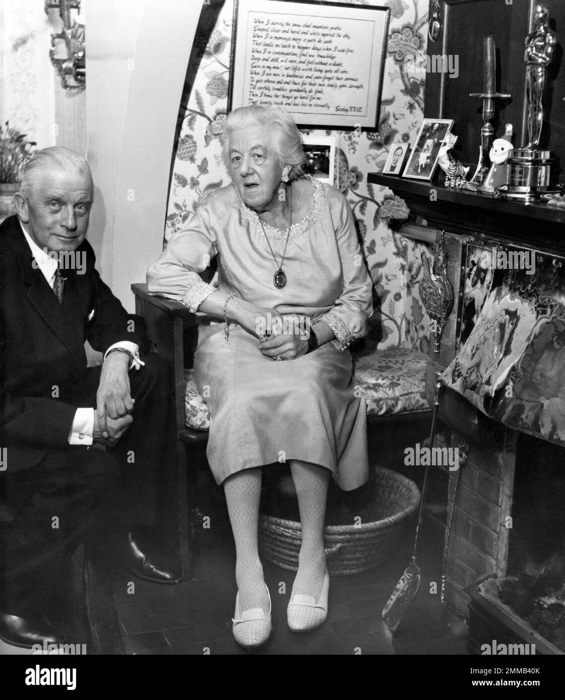 Margaret Rutherford, the 74 year old actress who become a Dame in the New Years Honours list, is ...
