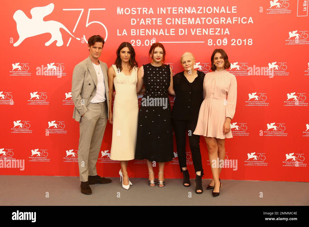 Actors Matt Smith, from left, Marianne Rendón, Hannah Murray, director ...