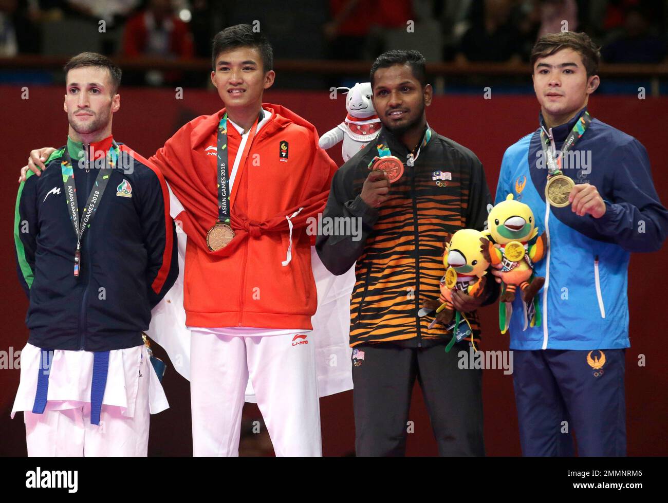 From left to right , silver medalist Amir Mahdi Zadeh of Iran, gold ...