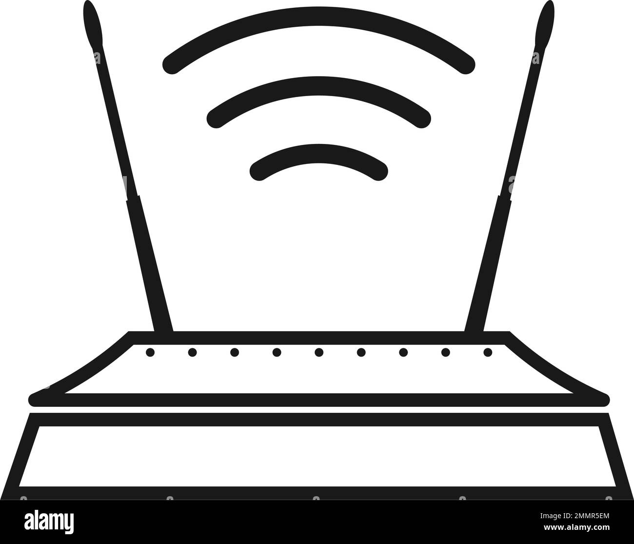 Router zeichen Stock-Vektorgrafiken kaufen - Alamy
