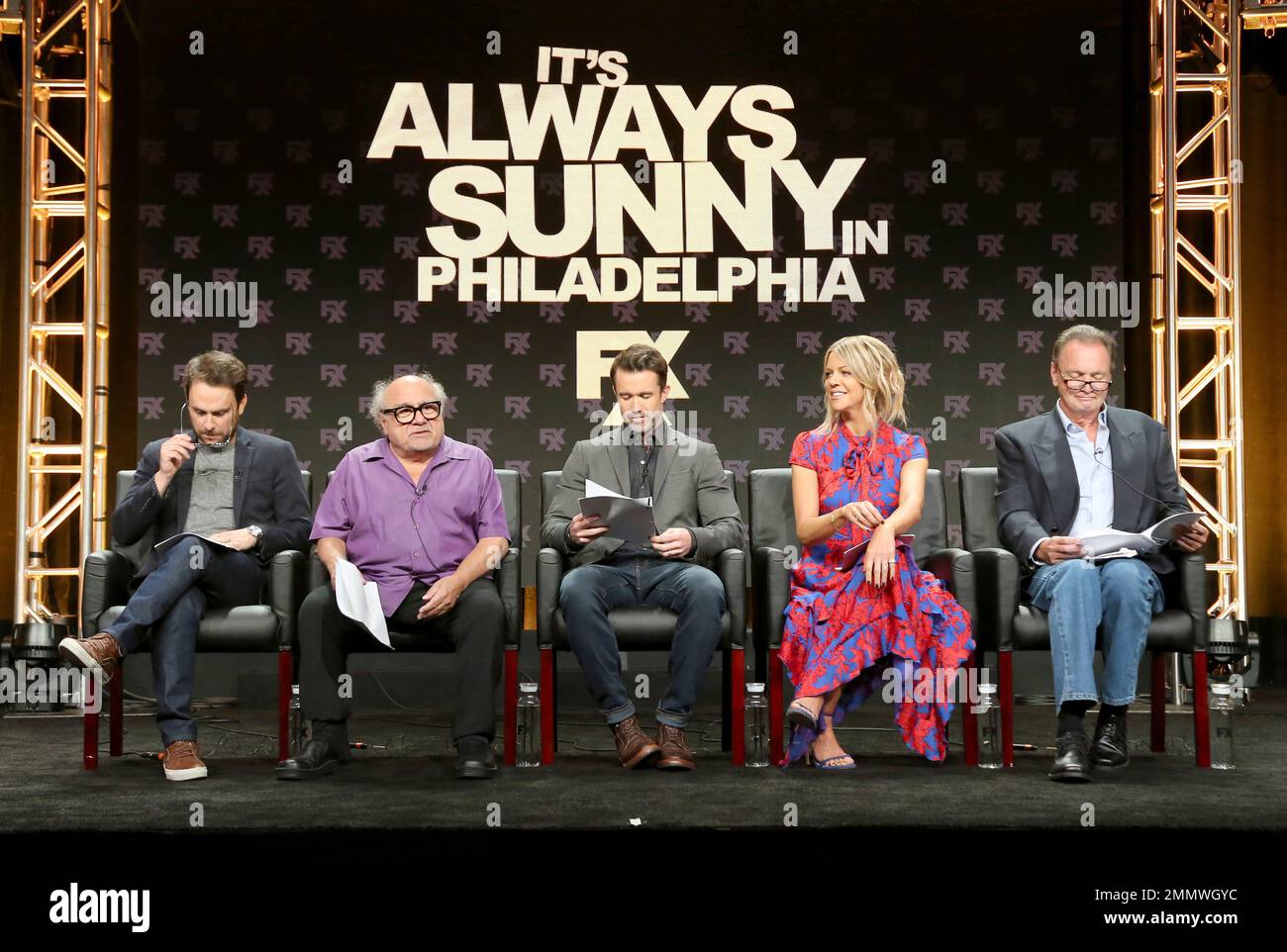 Executive Producerwriteractor Charlie Day From Left Danny Devito Rob Mcelhenney Creator