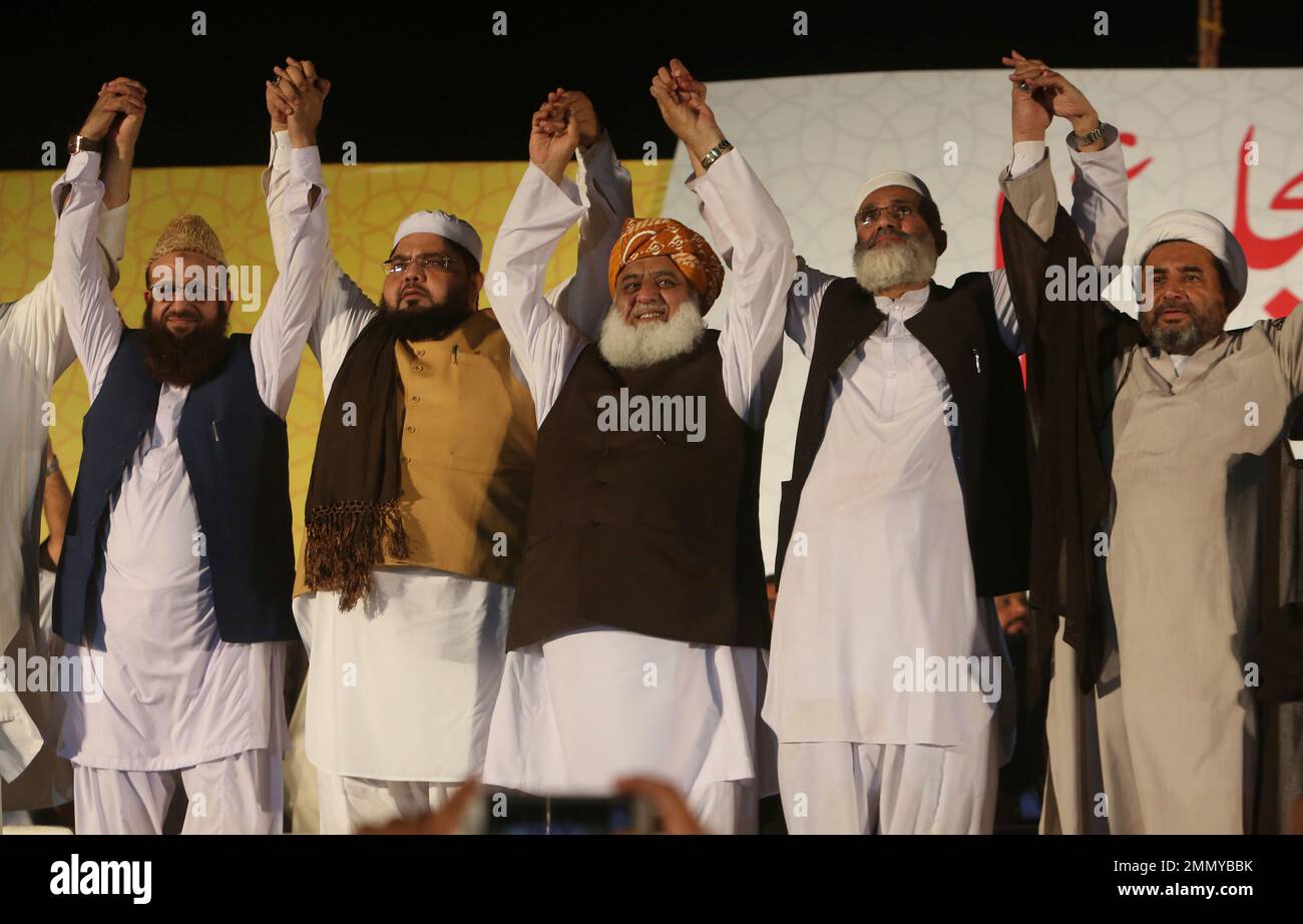 In this July 15, 2018, file photo in Karachi, Pakistan, Maulana Fazlur ...