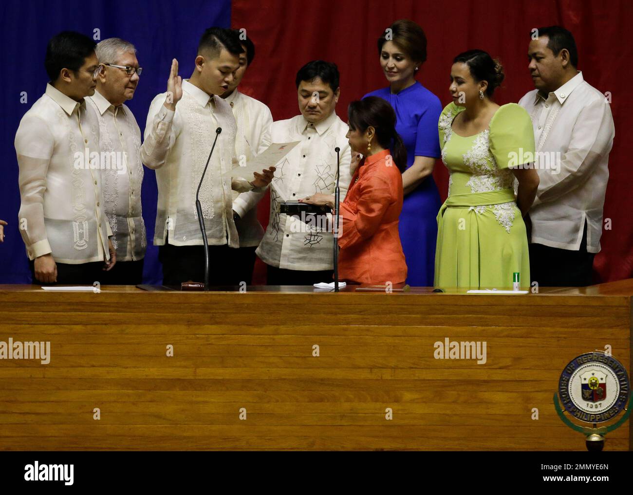 Representative and former Philippine President Gloria Macapagal Arroyo ...