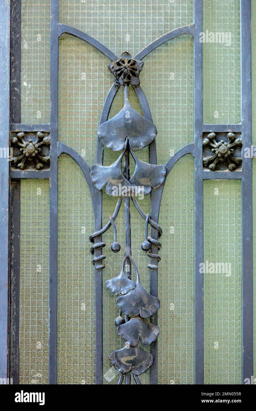 Frankreich, Meurthe et Moselle, Nancy, Details der Eisenarbeiten aus ...