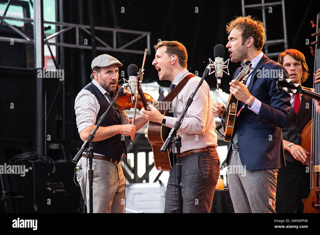 Gabe Witcher, from left, Chris Eldridge, and Chris Thile of the Punch ...