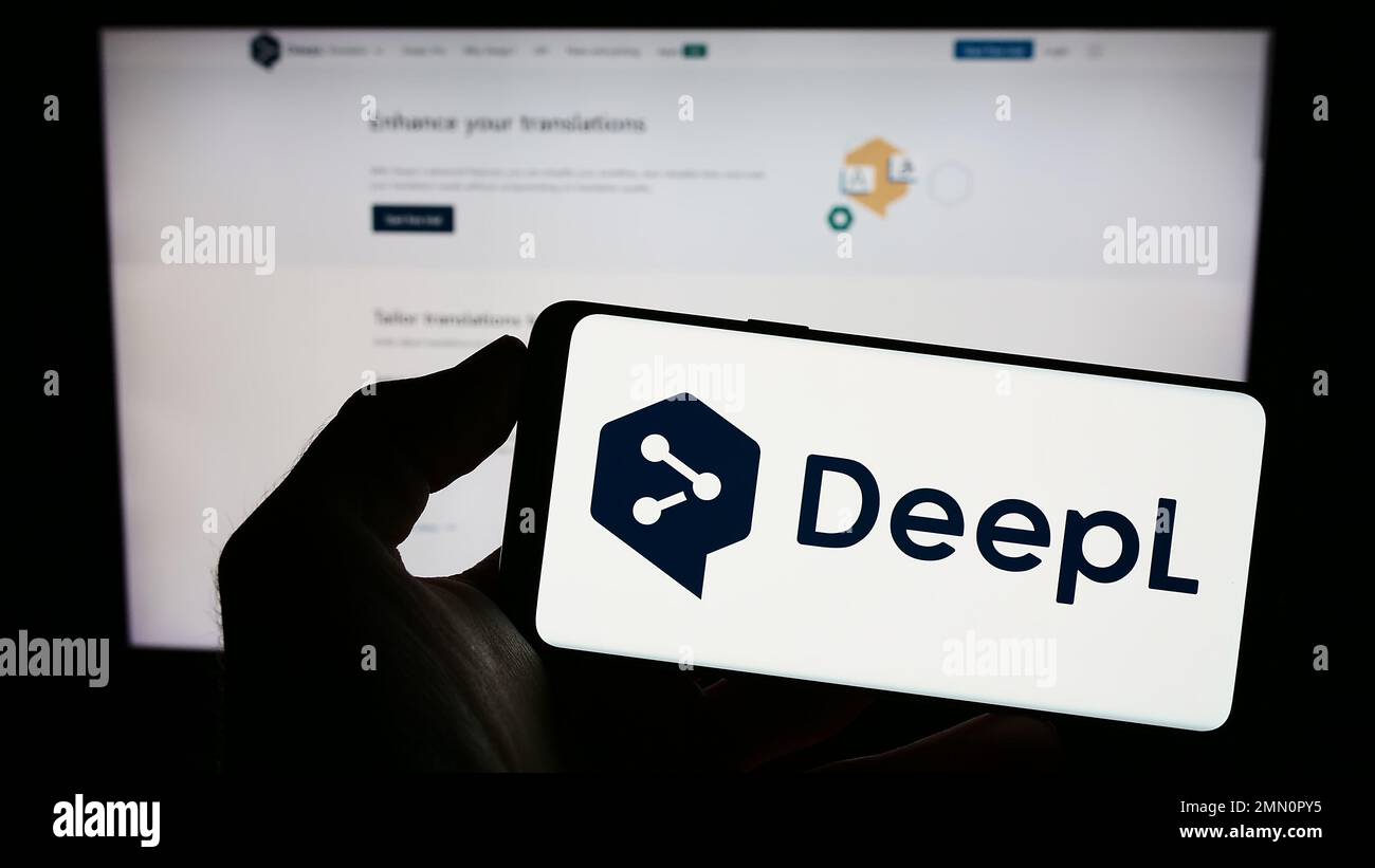 Deepl logo -Fotos und -Bildmaterial in hoher Auflösung – Alamy