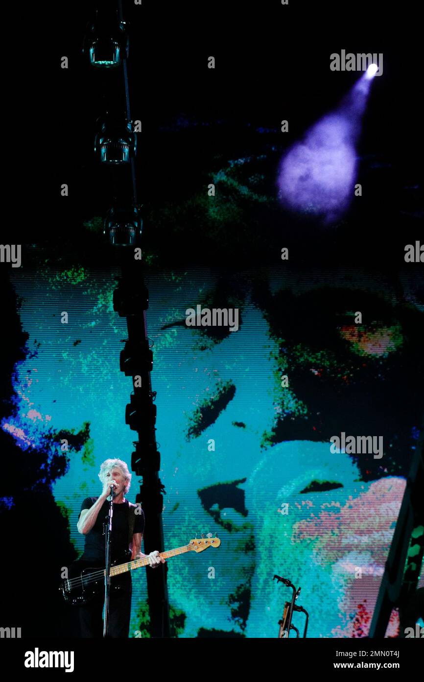 Former member of Pink Floyd, British singer and songwriter Roger Waters ...