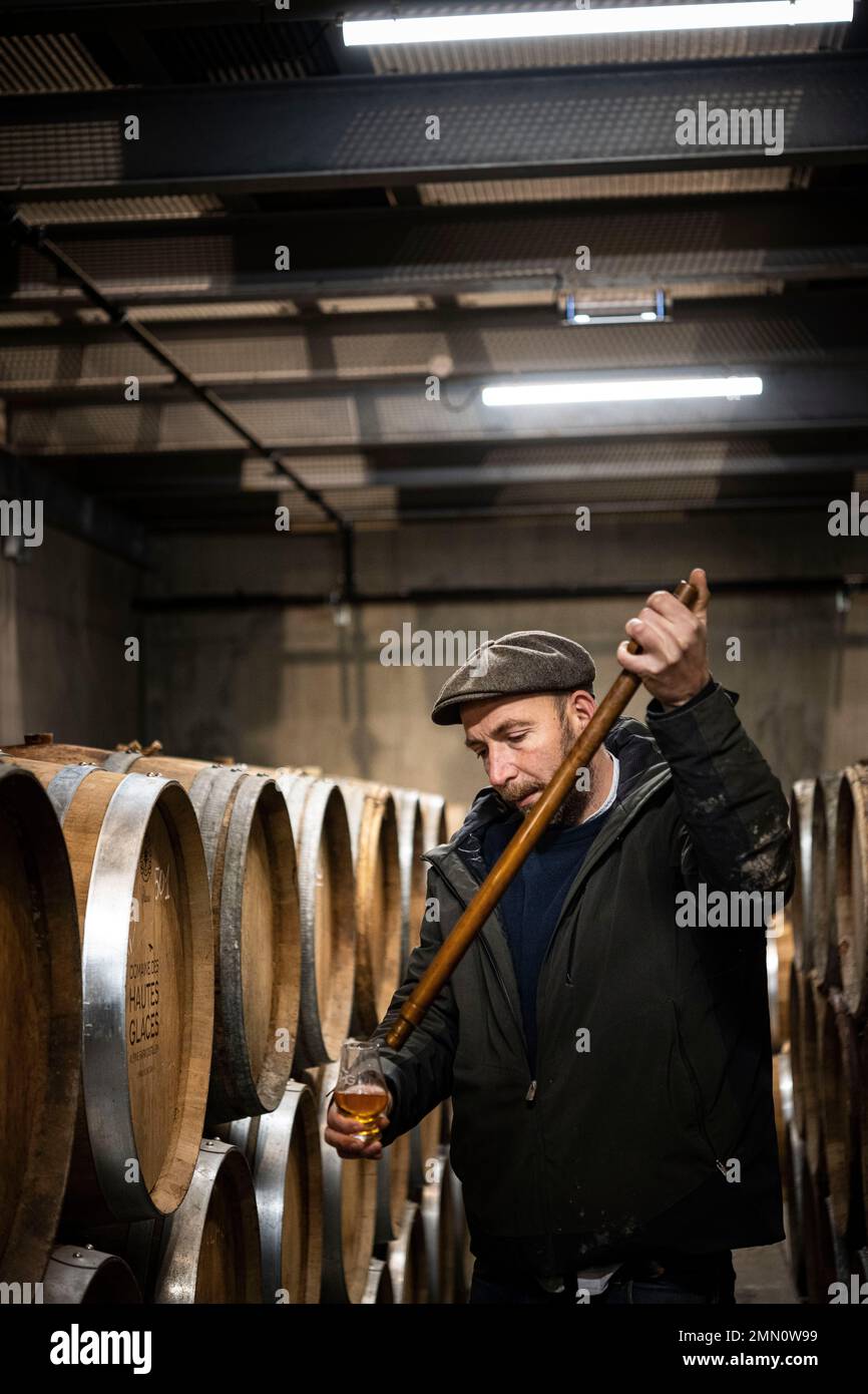 Frankreich, Isere, Trieves, Cornillon-en-Trieves, Hautes Glaces Domain ...