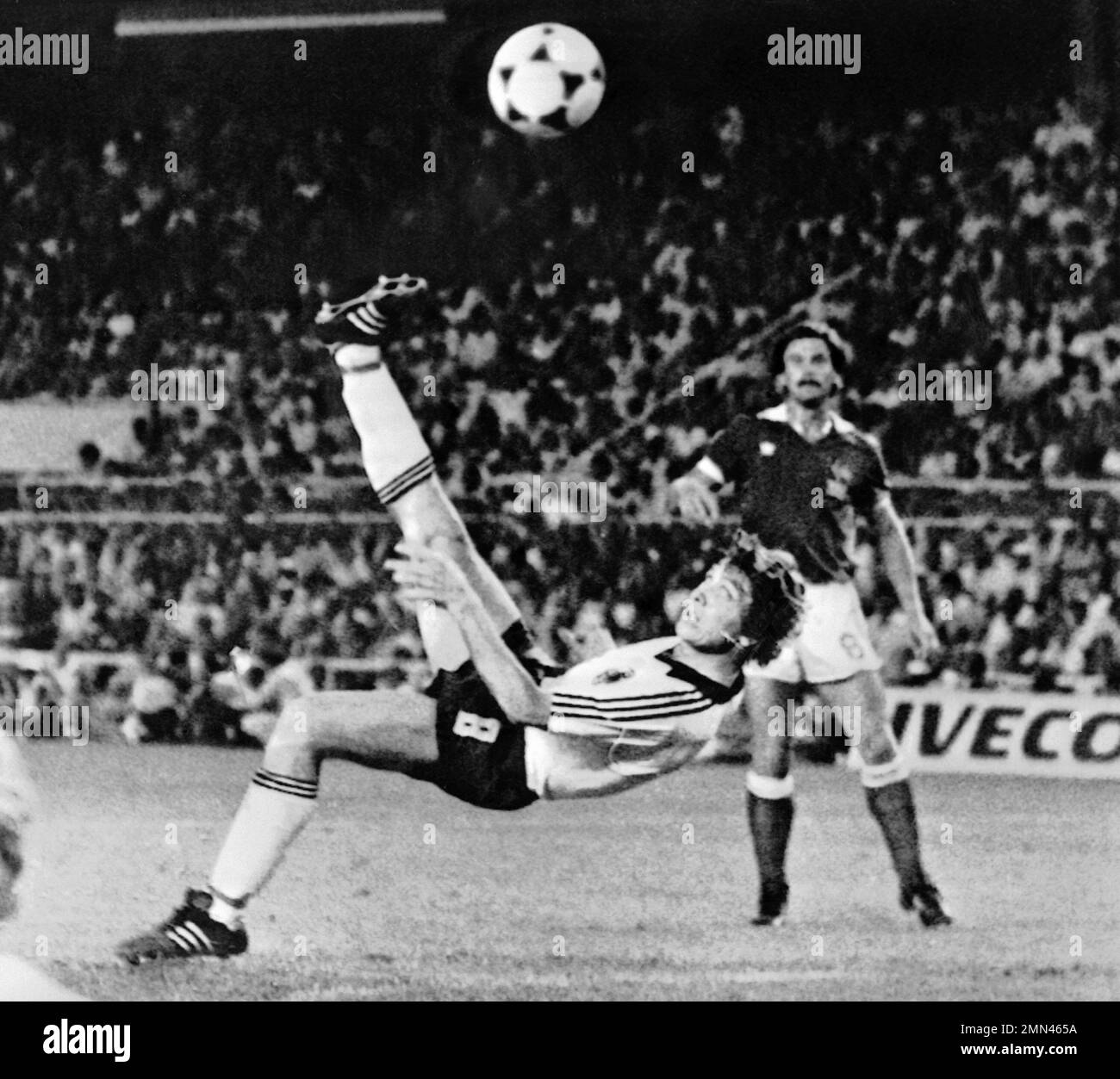FILE - In this July 8, 1982 file photo, West Germany's Klaus Fischer ...