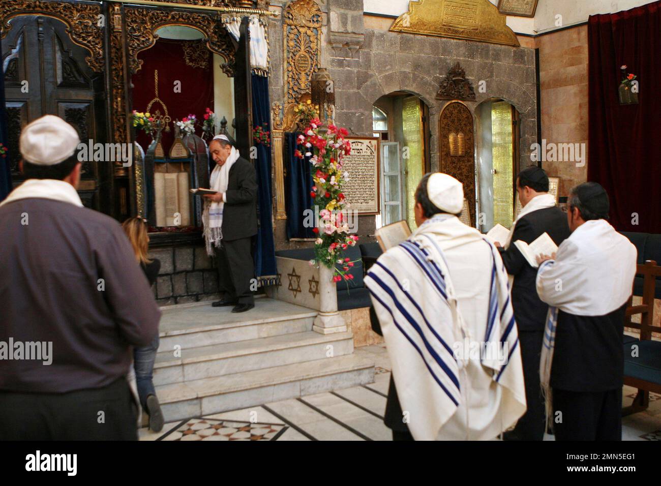 FILE - This Sunday, April 20, 2008, file photo, Syrian Jews celebrate ...
