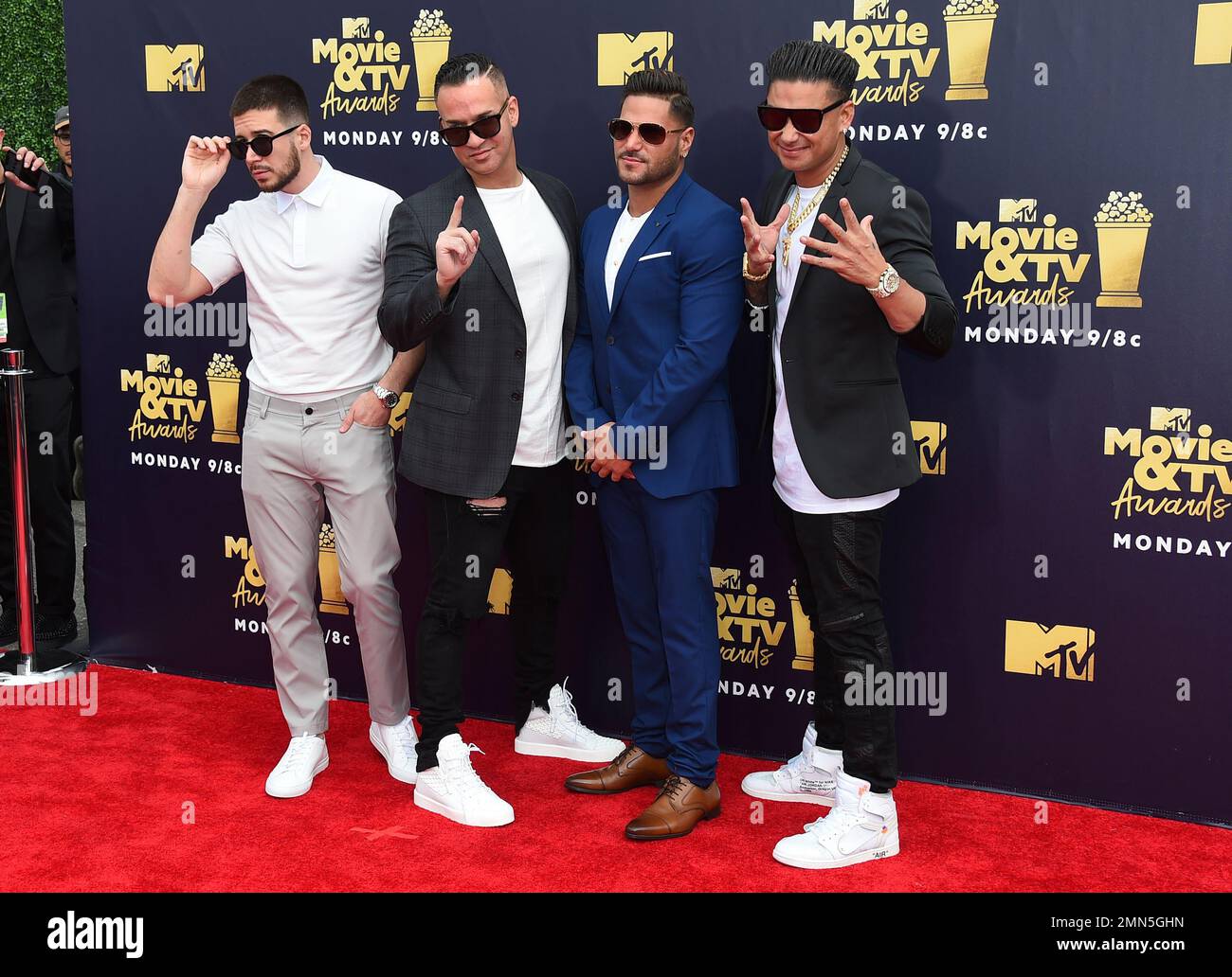 Vinny Guadagnino From Left Mike The Situation Sorrentino Ronnie