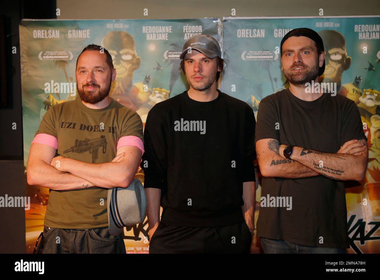 French comic artist and director Guillaume Renard, know as "Run", left ...