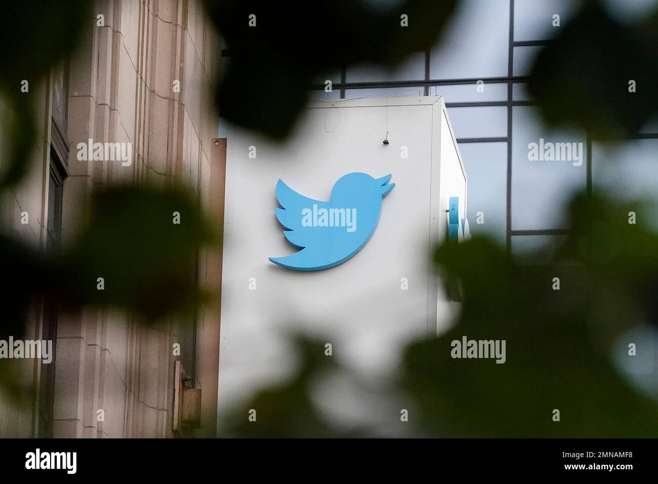 FILE - A sign at Twitter headquarters is shown in San Francisco, Dec. 8 ...