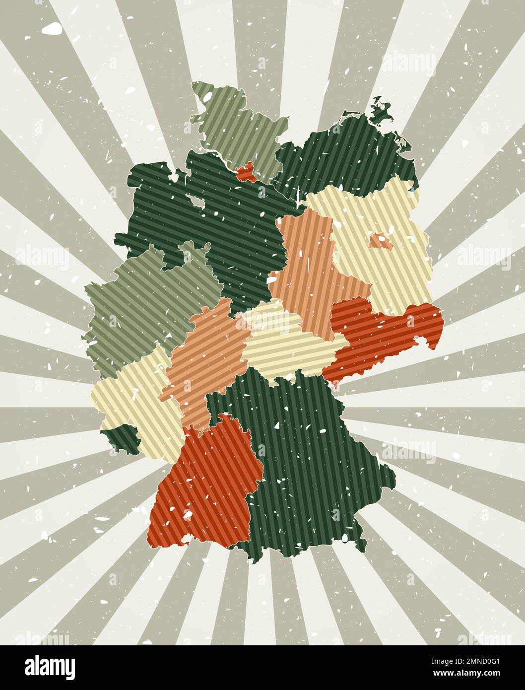 West germany map Stock-Vektorgrafiken kaufen - Seite 2 - Alamy