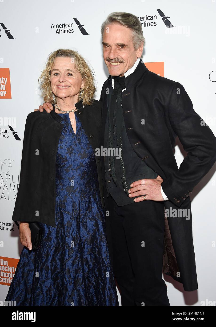 Actor Jeremy Irons and wife Sinead Cusack attend the Film Society of ...