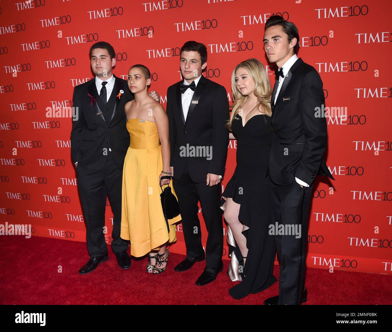 Parkland student activists, from left, Alex Wind, Emma Gonzalez ...