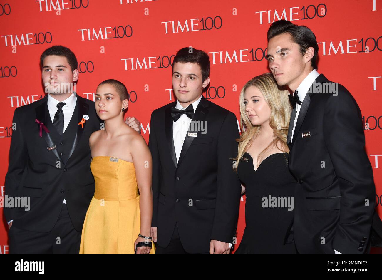 Parkland student activists, from left, Alex Wind, Emma Gonzalez ...