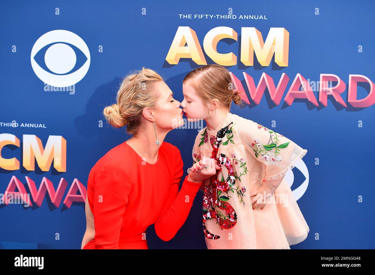 Nicolle Galyon, left, and daughter Charlie arrive at the 53rd annual ...