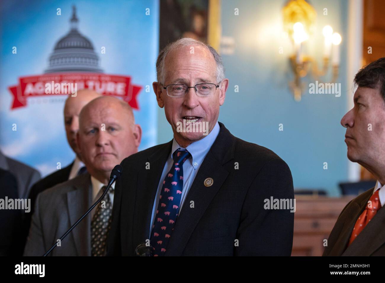 House Agriculture Committee Chairman Mike Conaway, R-Texas, flanked by ...