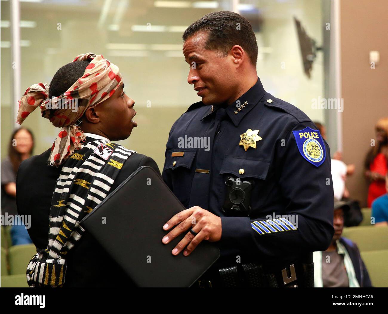 Stevante Clark, the brother of Stephon Clark, who was shot and killed ...
