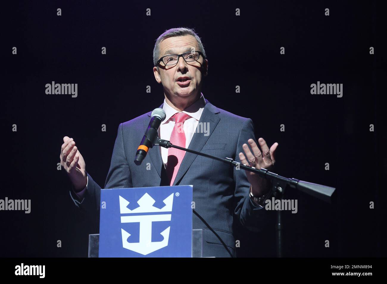 Michael Bayley, president & CEO of Royal Caribbean International speaks ...