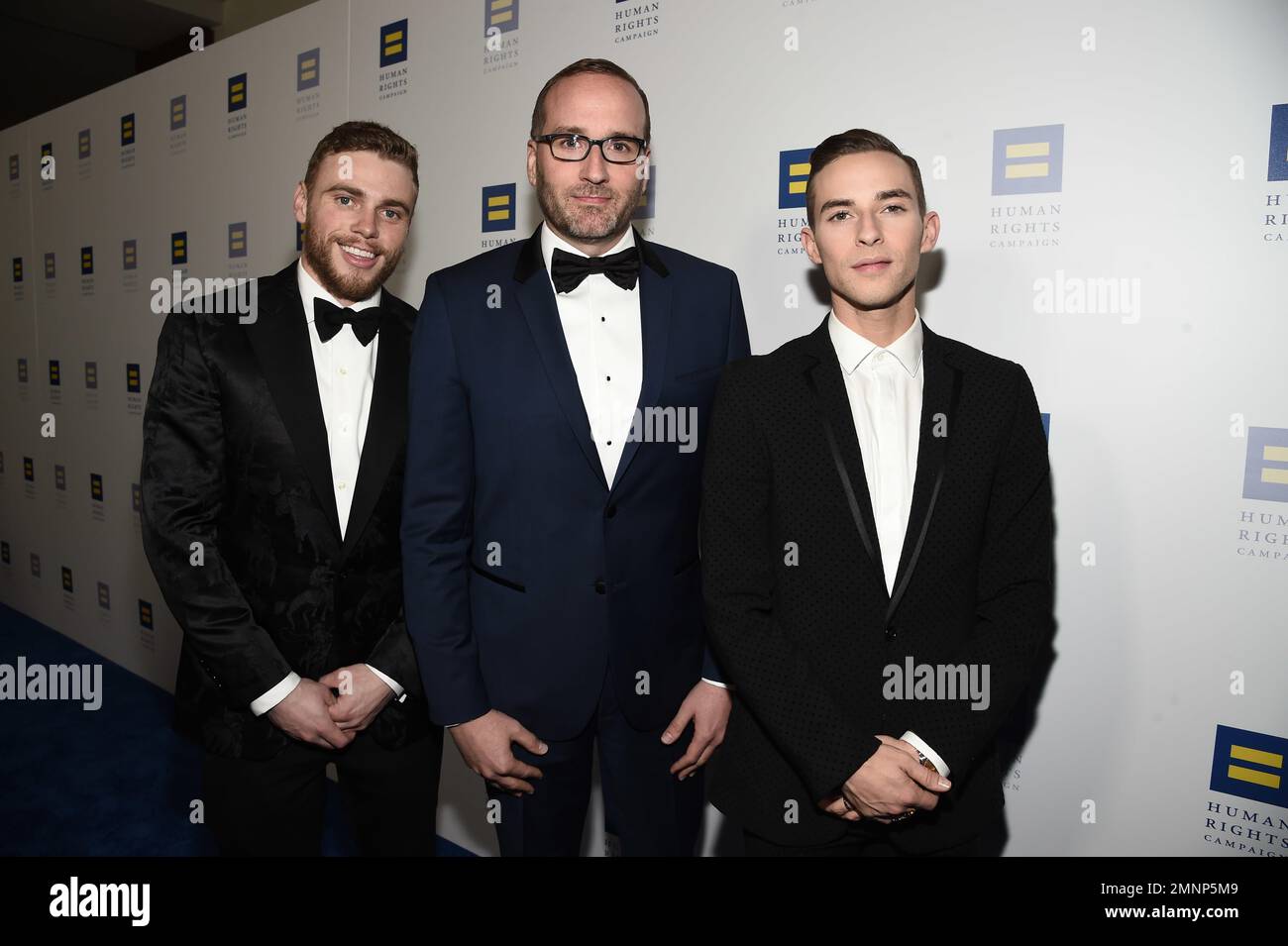 IMAGE DISTRIBUTED FOR HUMAN RIGHTS CAMPAIGN - From left, Olympian Gus ...