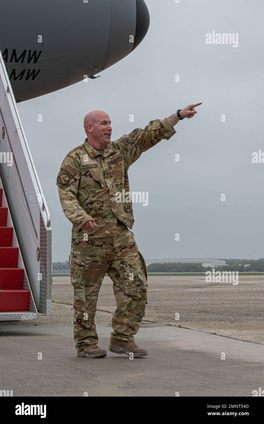 US Air Force Col. Robert McAllister, 87. Air Base Wing Vice Commander ...