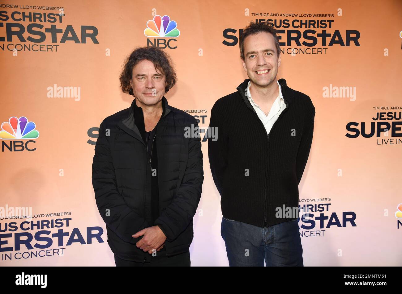 Director David Leveaux, left, and live television director Alex ...