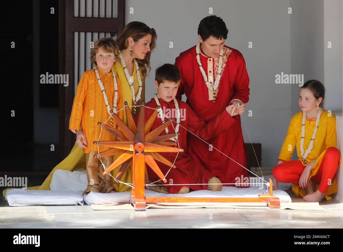 Canadian Prime Minister Justin Trudeau's son Xavier tries his hands on ...