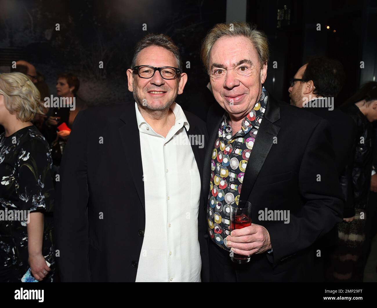 Chairman and CEO of UMG Sir Lucian Grainge and Sir Andrew Lloyd Webber ...