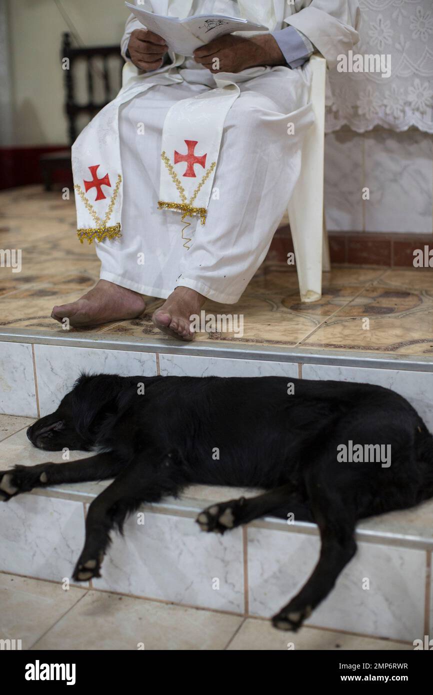In this Jan. 6, 2018 photo, Father Pablo Zabala, better known as Padre ...