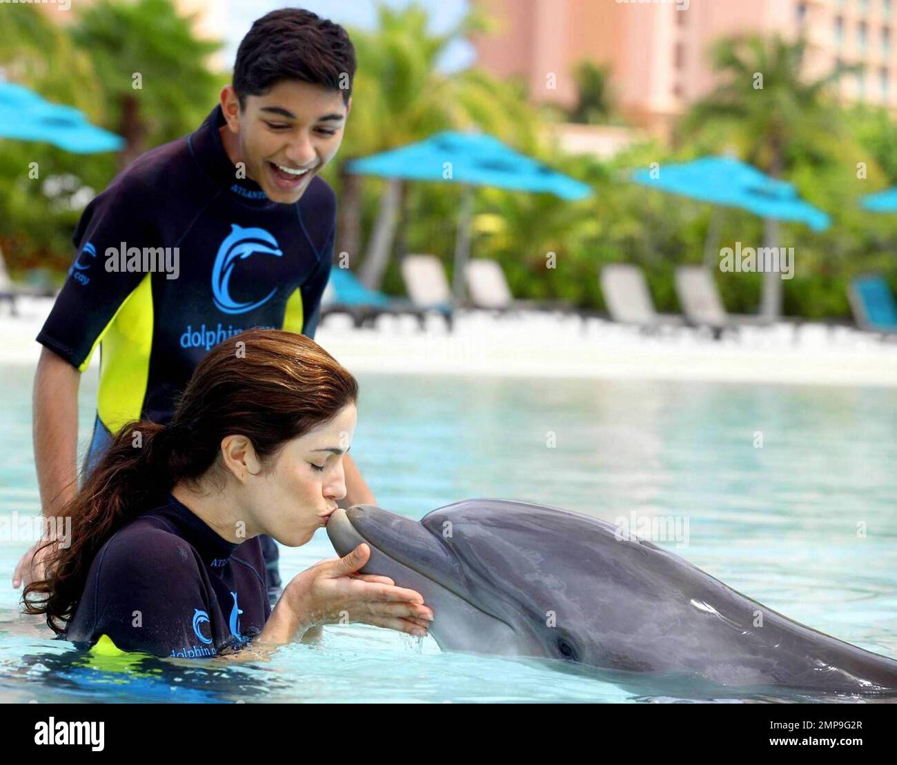 Die Stars Ana Ortiz und Mark Indelicato von „Hässliche Betty“ genießen ...