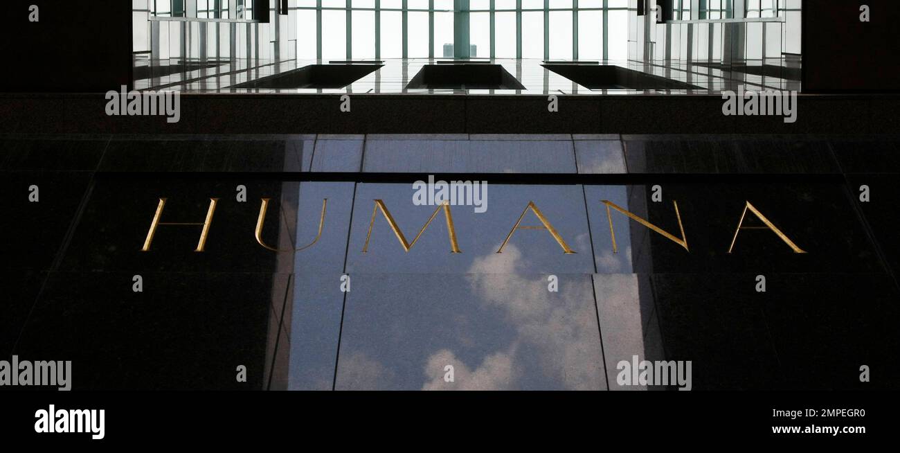 FILE - This Aug. 8, 2011, file photo, shows the entrance to the Humana ...