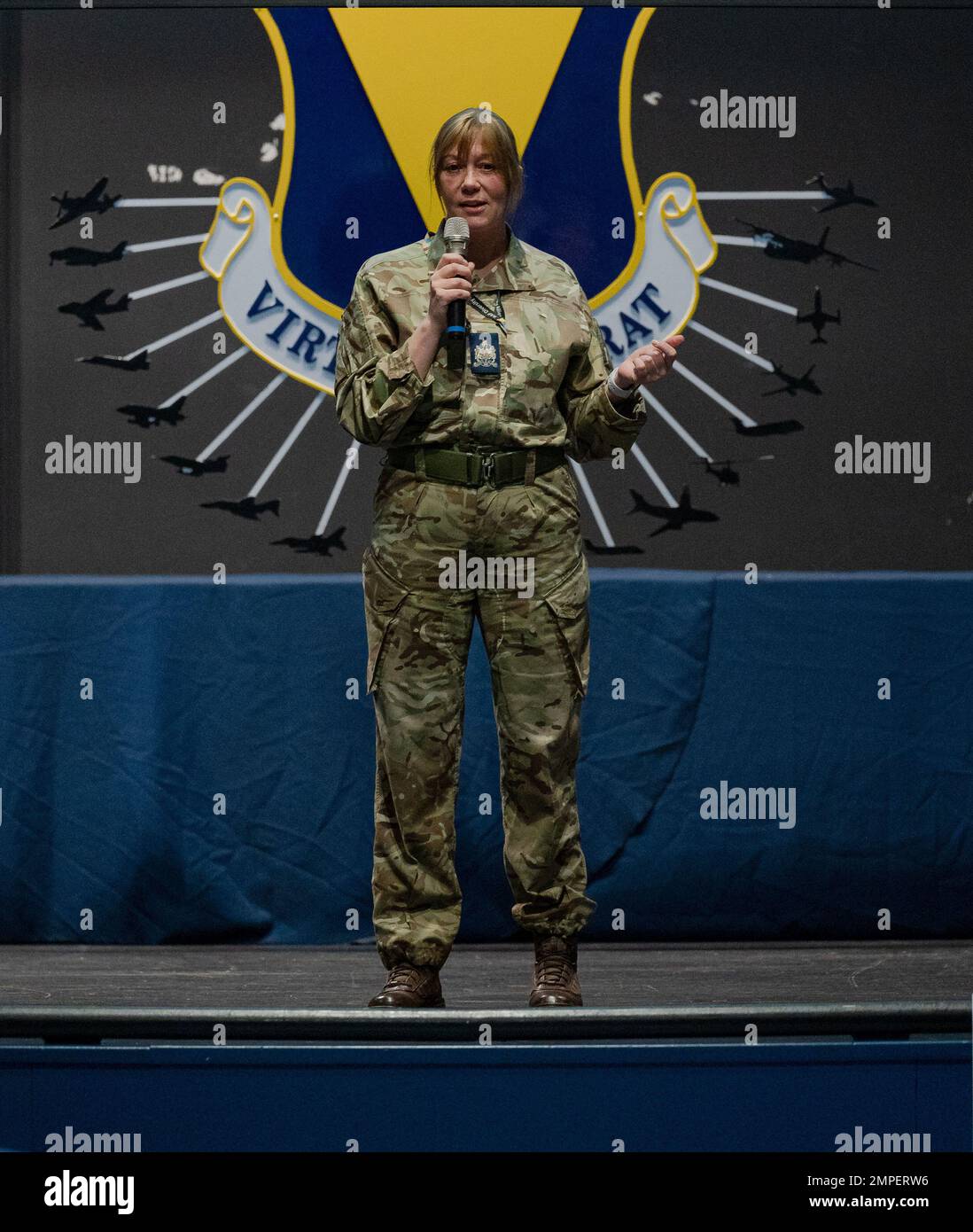 Sara Catterall, Offizier des britischen Royal Air Force Warrant, Senior ...