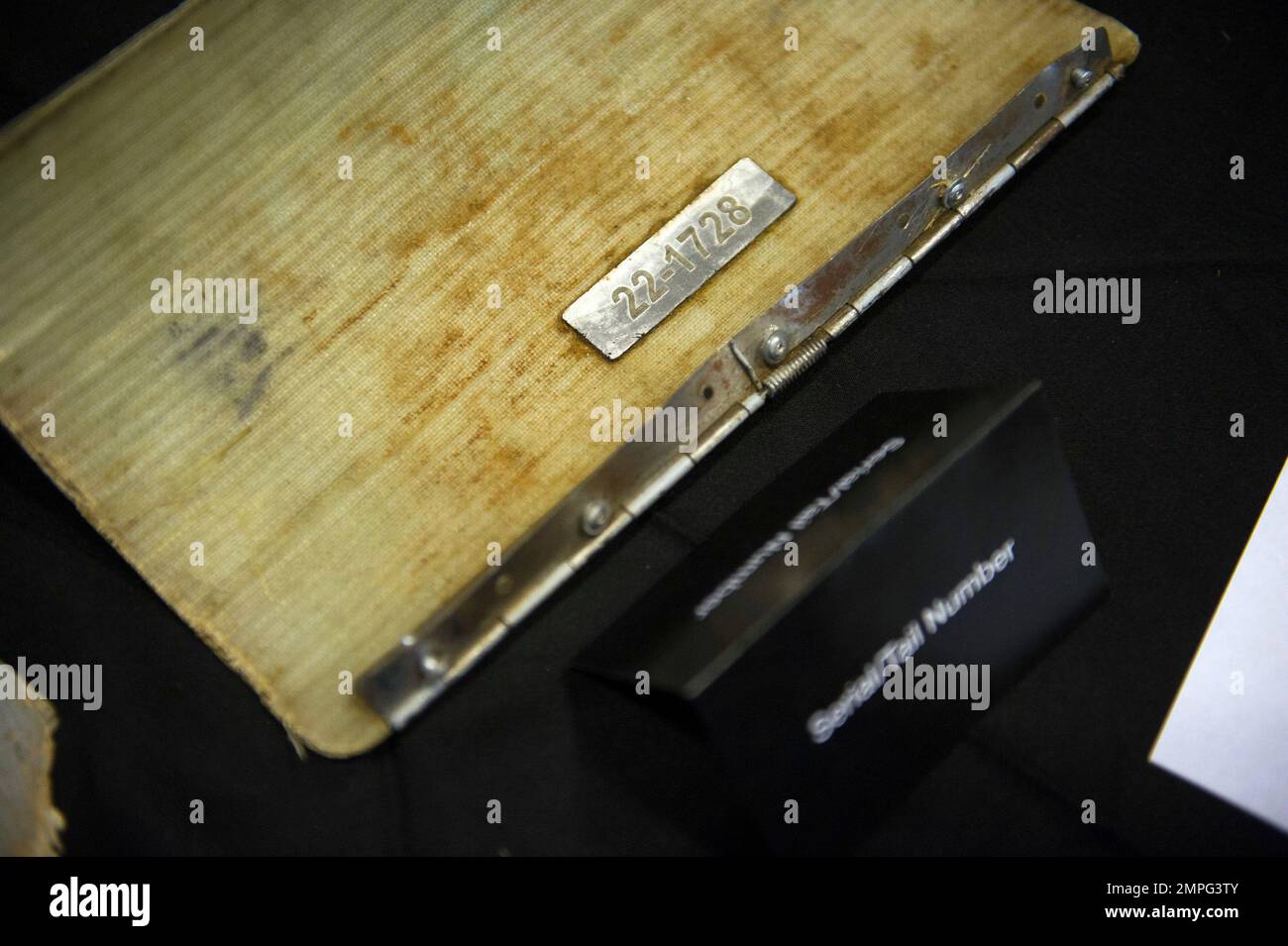 The serial number of an Iranian Qasef-1 Unmanned Aerial Vehicle, used ...