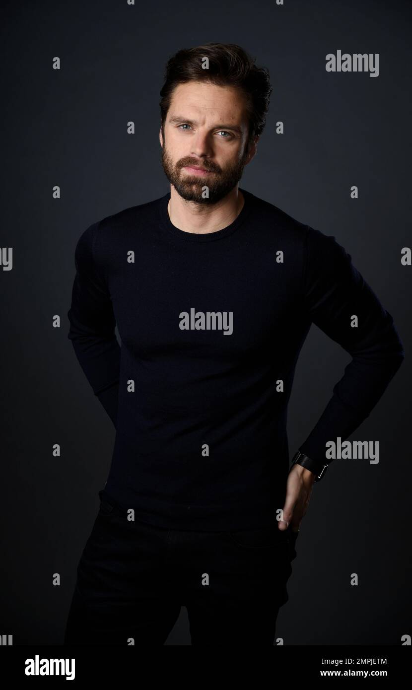 In this Dec. 5, 2017 photo, actor Sebastian Stan, a cast member in the ...