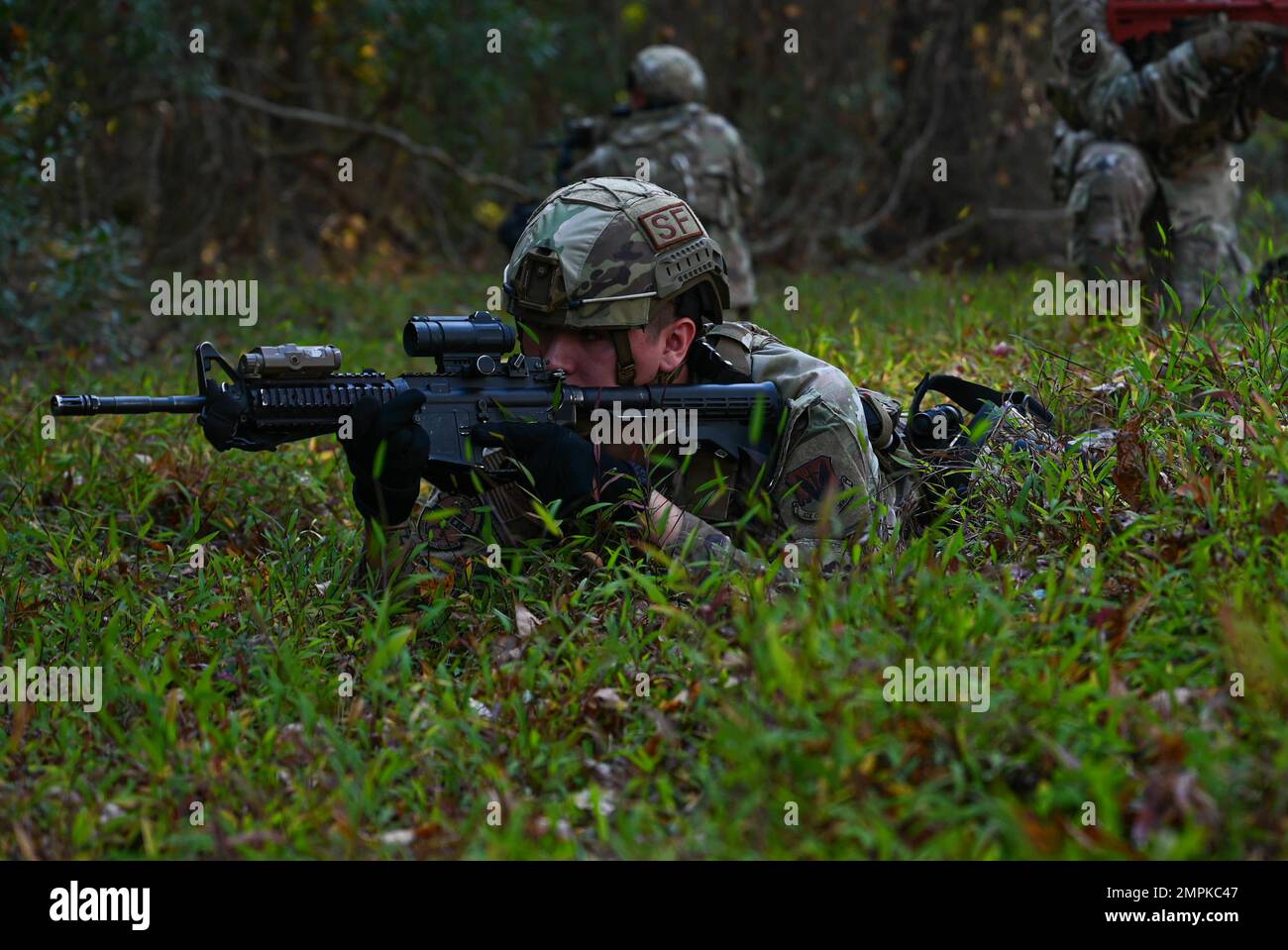 USA Air Force Senior Airman Tyler Zimbro, 633d Security Forces Squadron ...